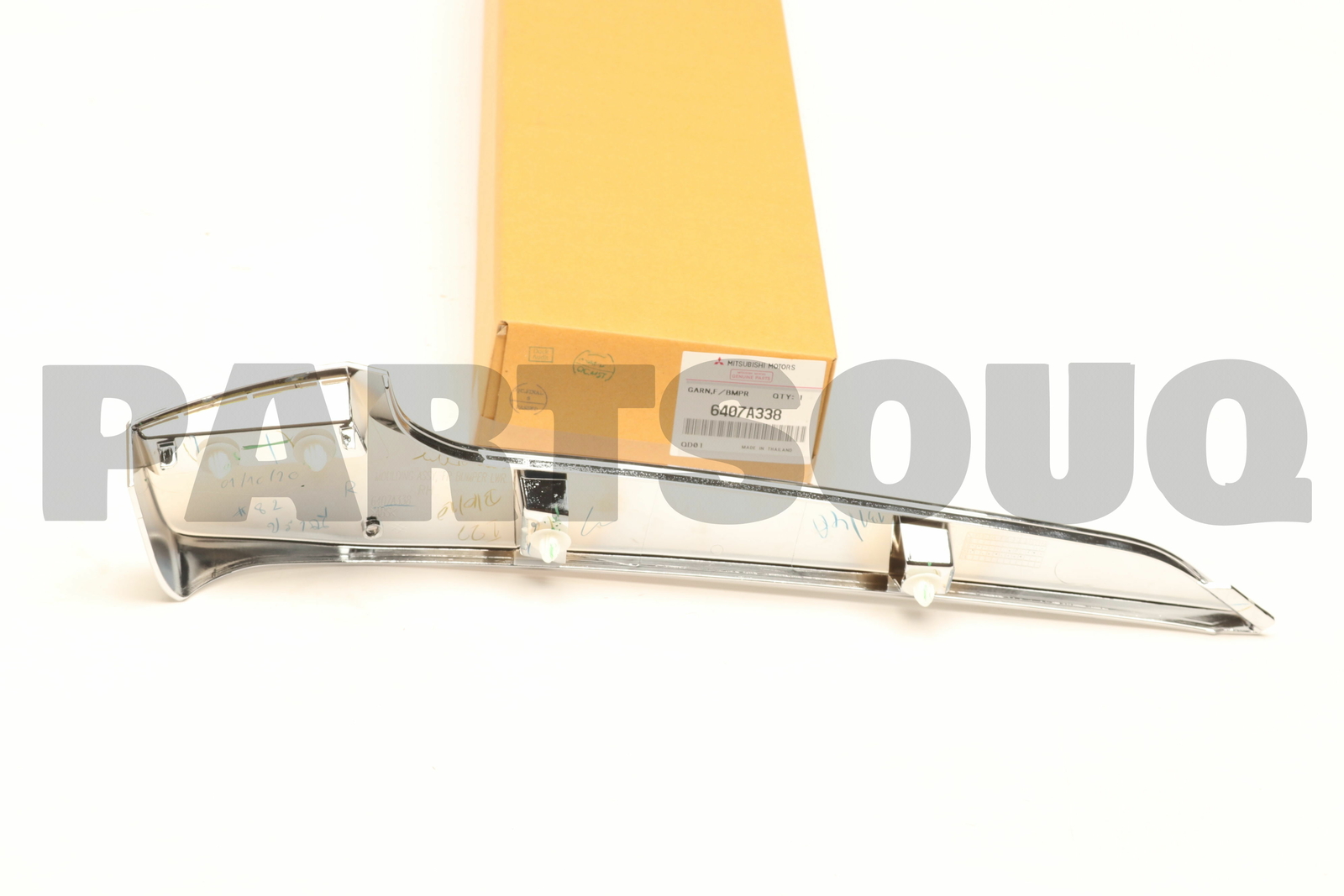 6407A338 Genuine Mitsubishi GARNISH,FR BUMPER SI | eBay