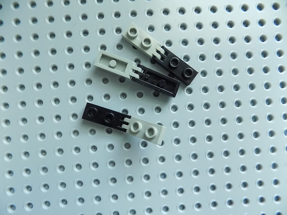 Lego Hinge Plate 1x2 w/ 3 Fingers attached to 2 Fingers pick your color ...