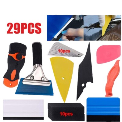 29PCS Car Window Tint Tools Kit Auto Film Tinting Scraper Squeegee ...