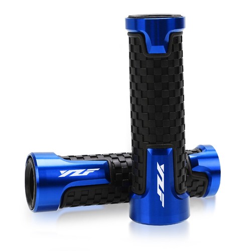 Blue motorcycle Grips Handle bar Handlebar For Yamaha YZF R1 R1M R1S ...