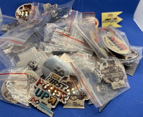 Lot 53 First Robotics Enamel Pins Power Up Aerial Assist Stronghold ...
