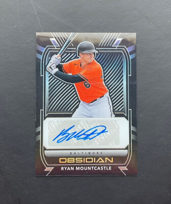 2021 Panini Chronicles Obsidian Ryan Mountcastle RC Auto Baltimore ...