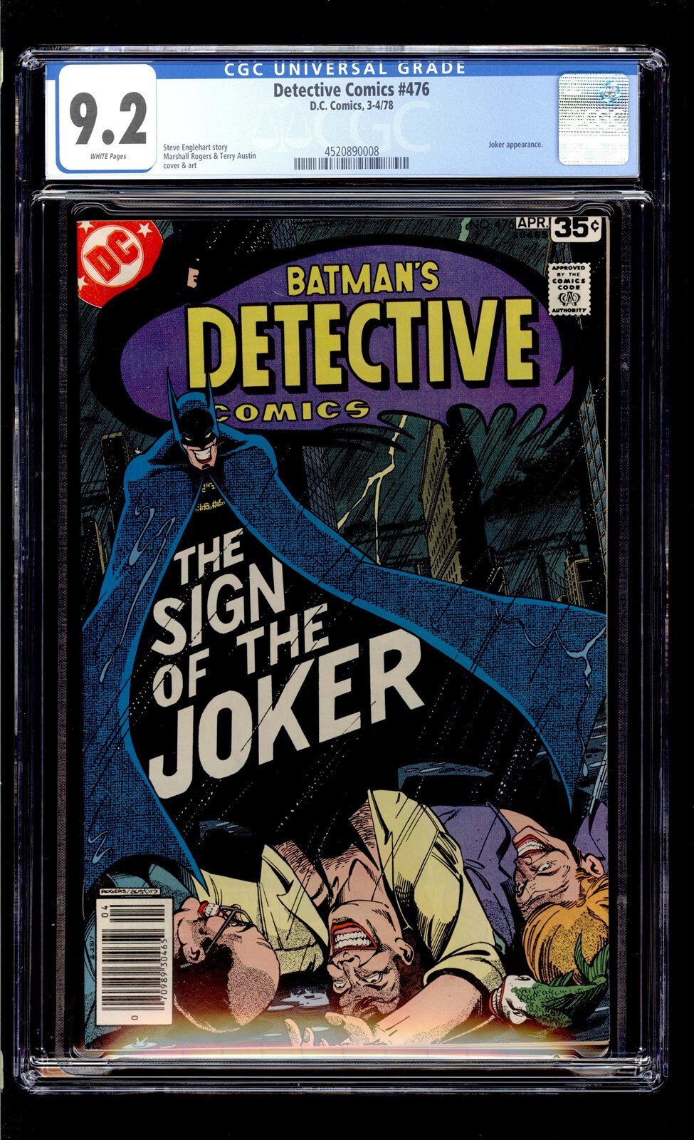 Detective Comics #476 1978 CGC 9.2 NM- White High Definition Scans** | eBay