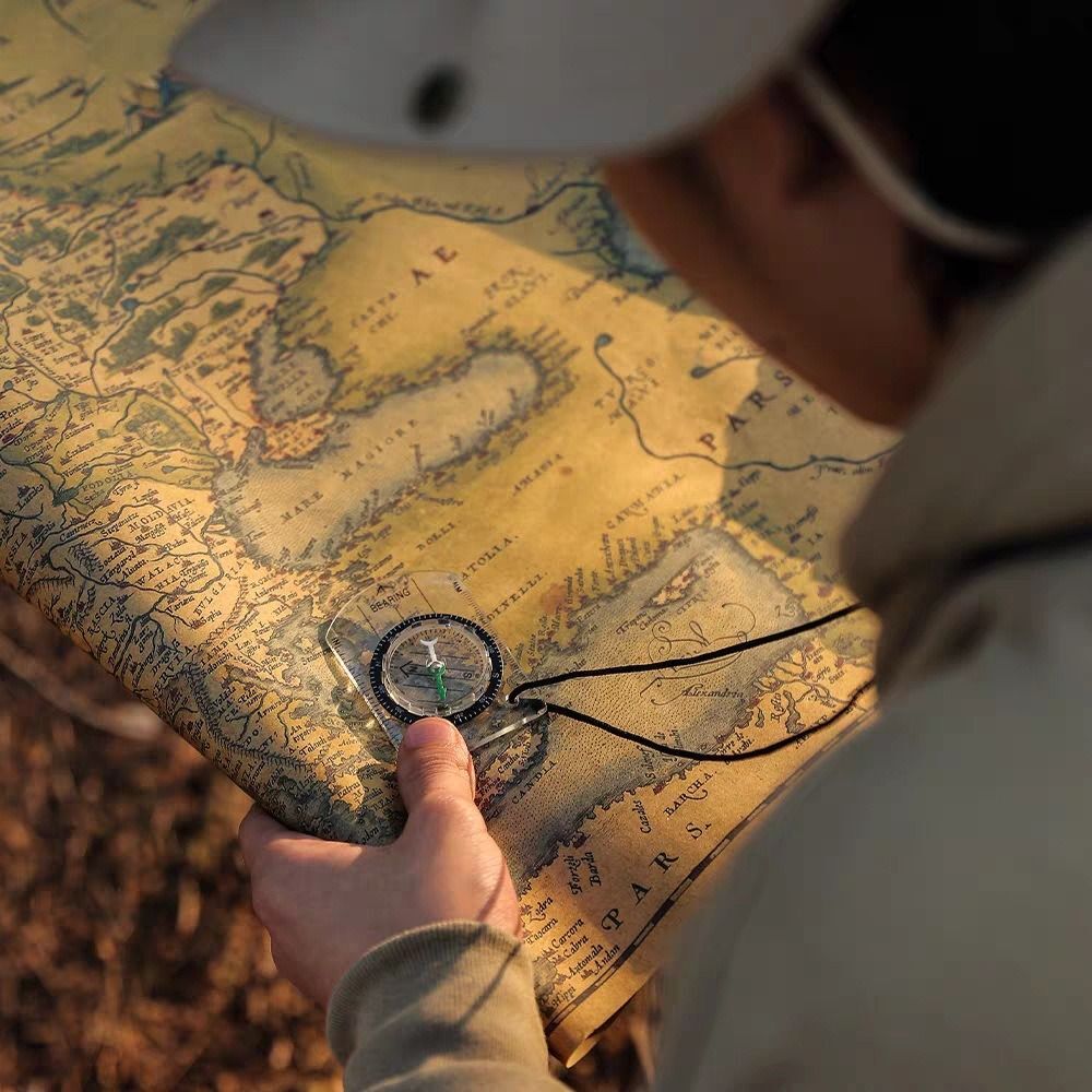 Portable Mapping Compass Durable Hiking Exploring Orienteering Tool Adventures | eBay