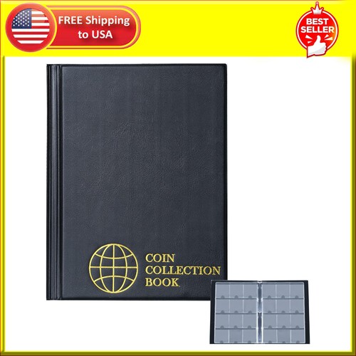 Coin Flip Holder Albums - 120 Pockets 2x2 Coin Flips Coin Storage Books ...