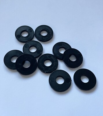BLACK NYLON PENNY WASHERS PLASTIC M3 M4 M5 M6 M8 M10 - DIN 9021 | eBay UK