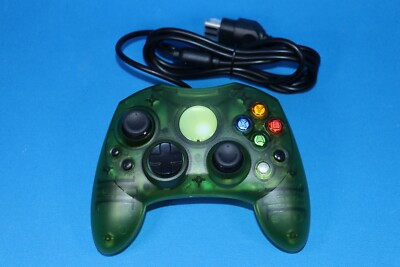 WIRED S TYPE CONTROLLER FOR ORIGINAL MICROSOFT XBOX HALO GREEN ...