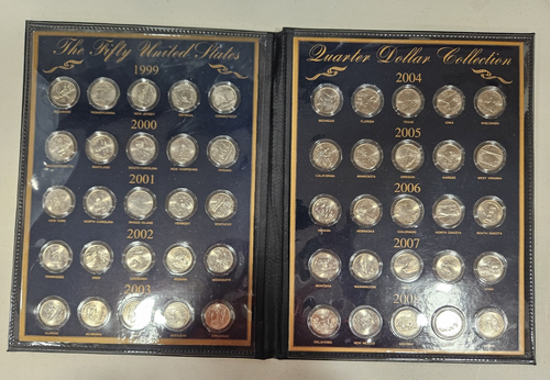 US Commemorative Gallery ~ Fifty United States Denver Quarter Dollar ...