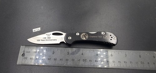 Buck 726 Mini SpitFire Lockback Folding Knife, Black Aluminum Handle ...