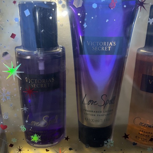 Victoria's Secret 6-piece Mist & Lotion Gift Set, Love Spell, Coconut ...