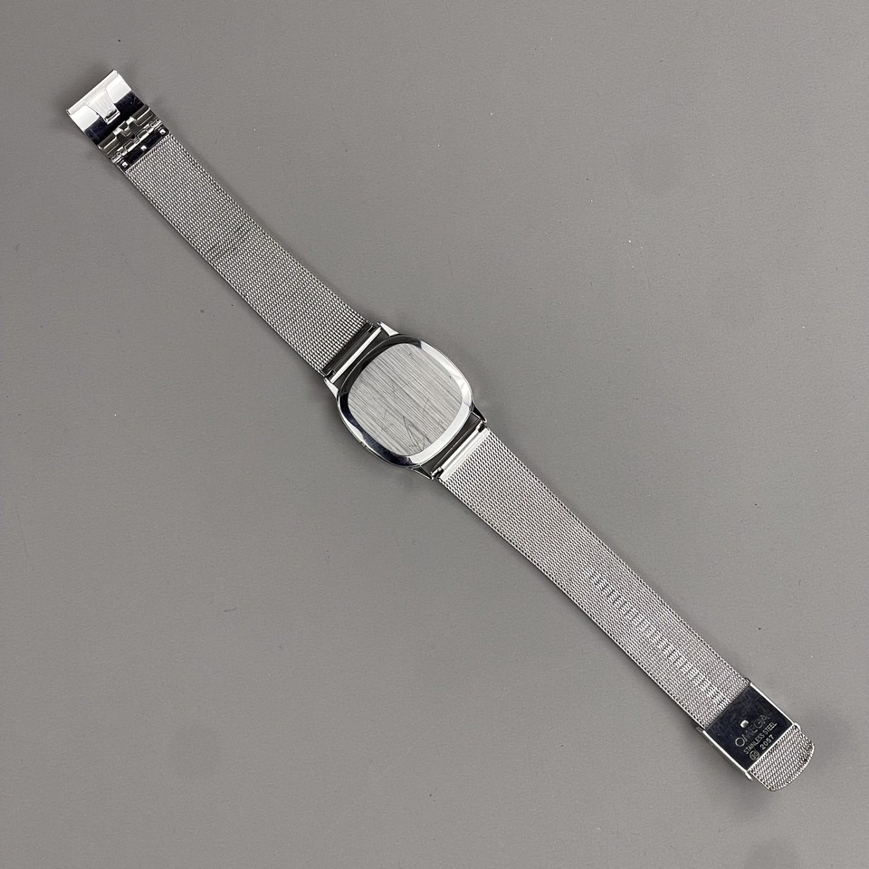 OMEGA De Ville Vintage Mens Watch 30mm Silver SS Band 1910131 Cal.1365 ...