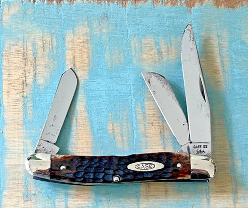 VINTAGE CASE XX 63047 ~ PREMIUM STOCKMAN KNIFE ~ 1975 - 5 DOT | eBay