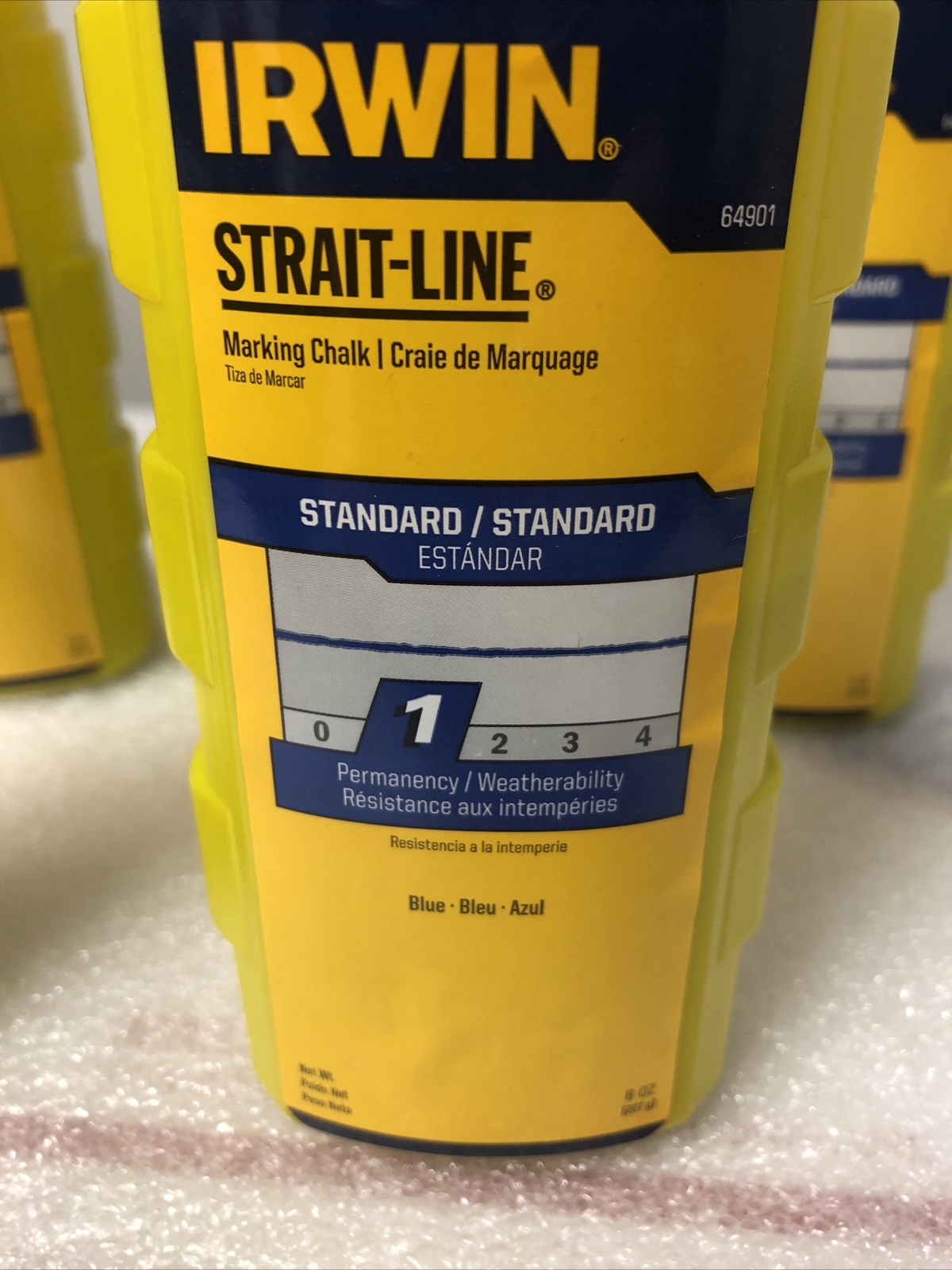 LOT OF 6 IRWIN STRAIGHT LINE STANDARD 8 OZ BLUE CHALK 64901 | eBay