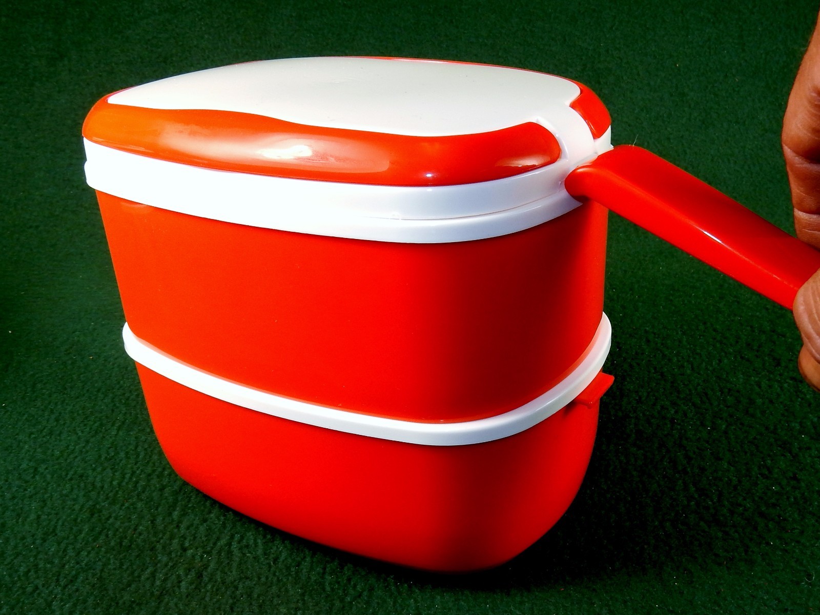 3 Piece Lunch Box Kit ~ Nesting Food Pods, Reusable Utensils, Color ...