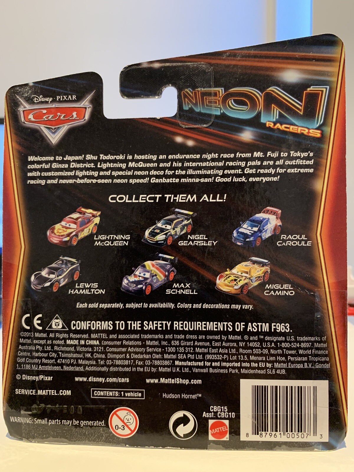 Disney Pixar Cars Raoul CaRoule Neon Racers Die Cast Legends | eBay