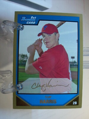 2007 Bowman Prospects Gold Baseball Card #BP107 Clay Harris (91546) | eBay
