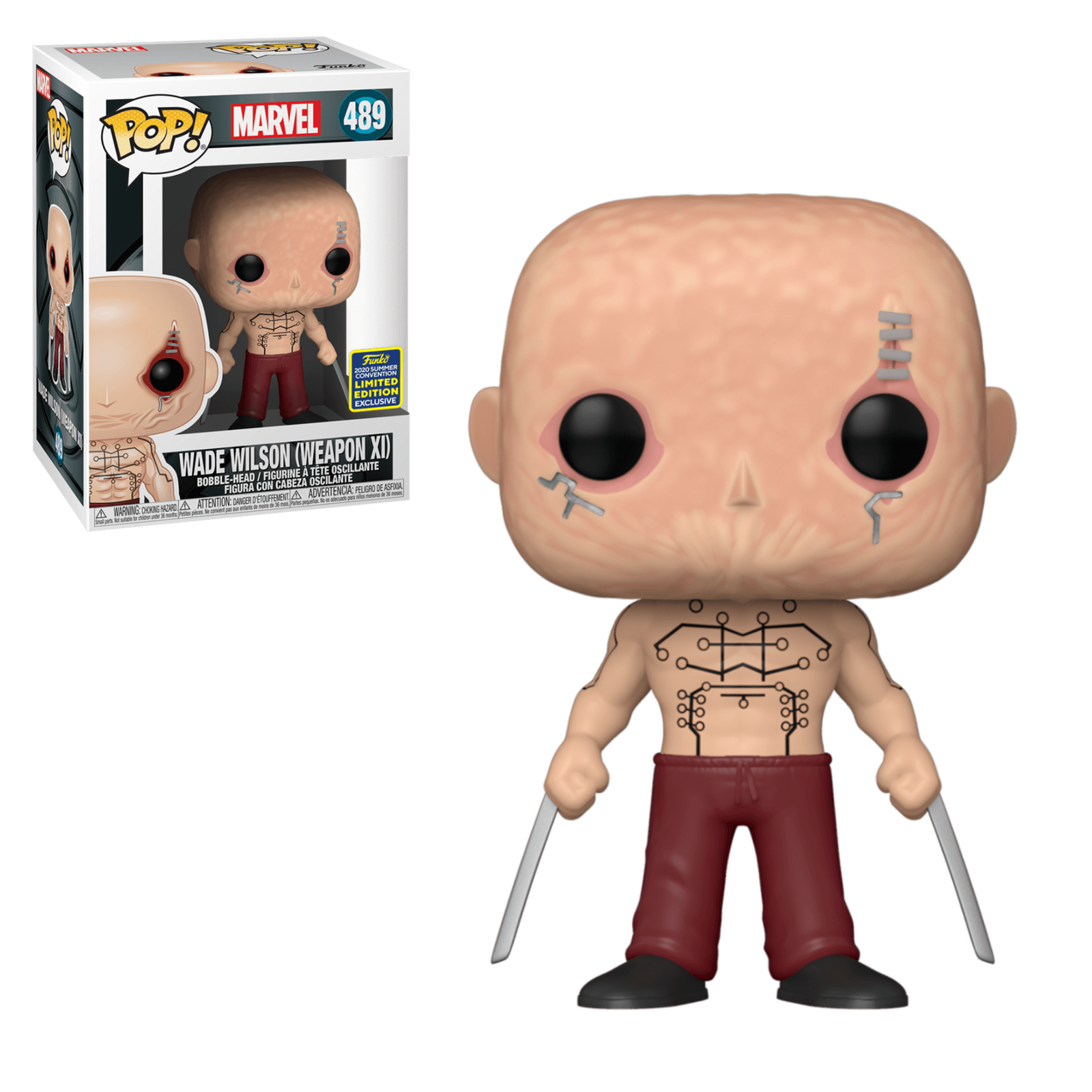 Funko Pop! Vinyl: Marvel - Wade Wilson (Weapon XI) - San Diego Comic ...