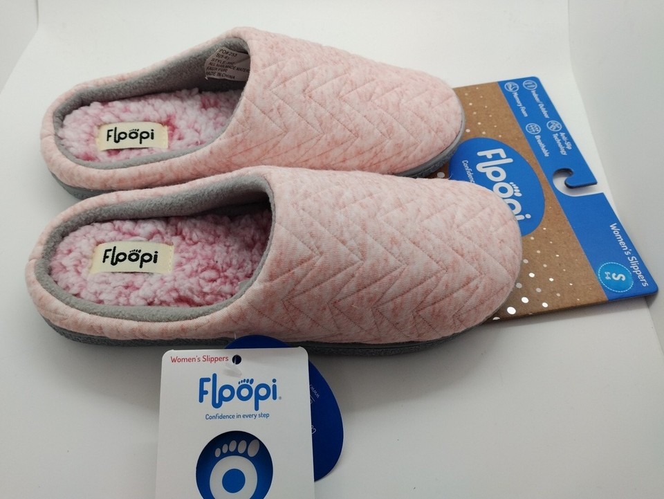 NWT Floopi Women’s Anti-slip Clog Slippers Style 352 Pink Small US Size ...
