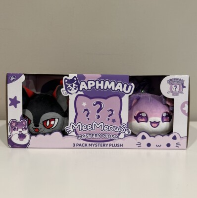 Aphmau Meemeows 3-Pack 6” Sparkle Series 2 Mystery Cat Plush Set NEW ...