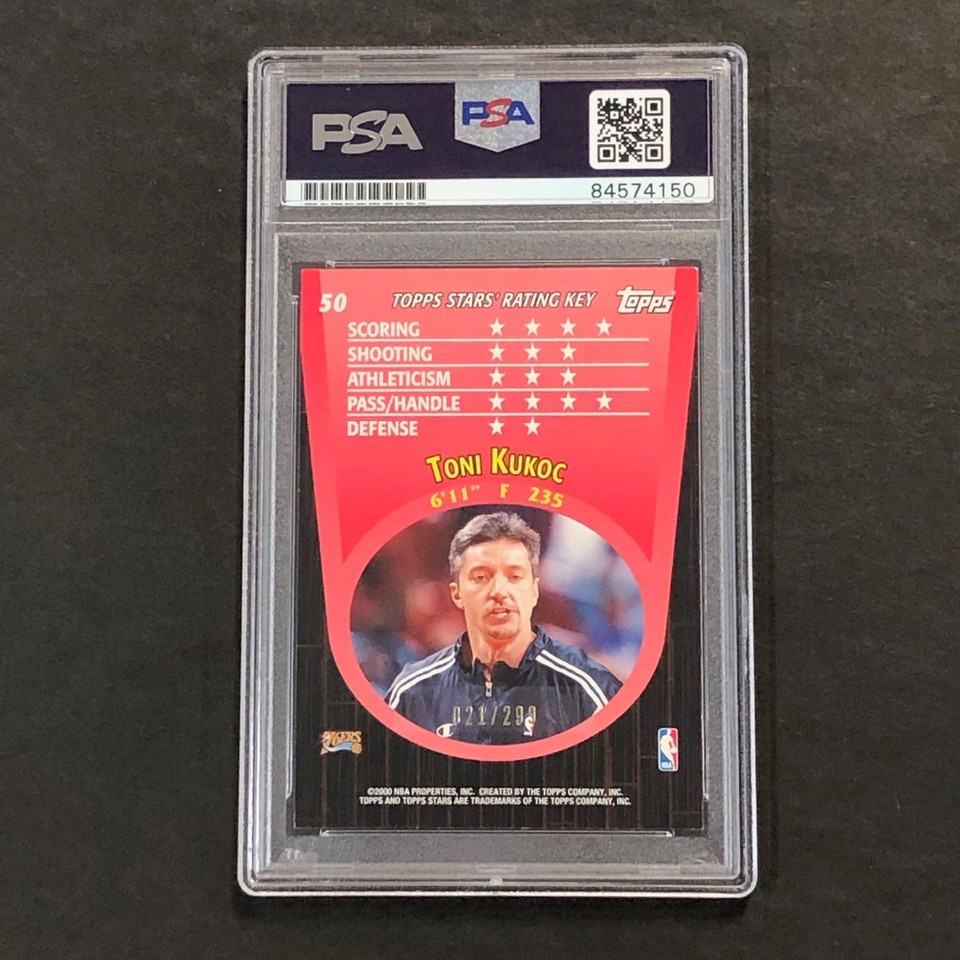 2000-01 Topps Stars #50 Toni Kukoc Signed Card AUTO PSA Slabbed | eBay