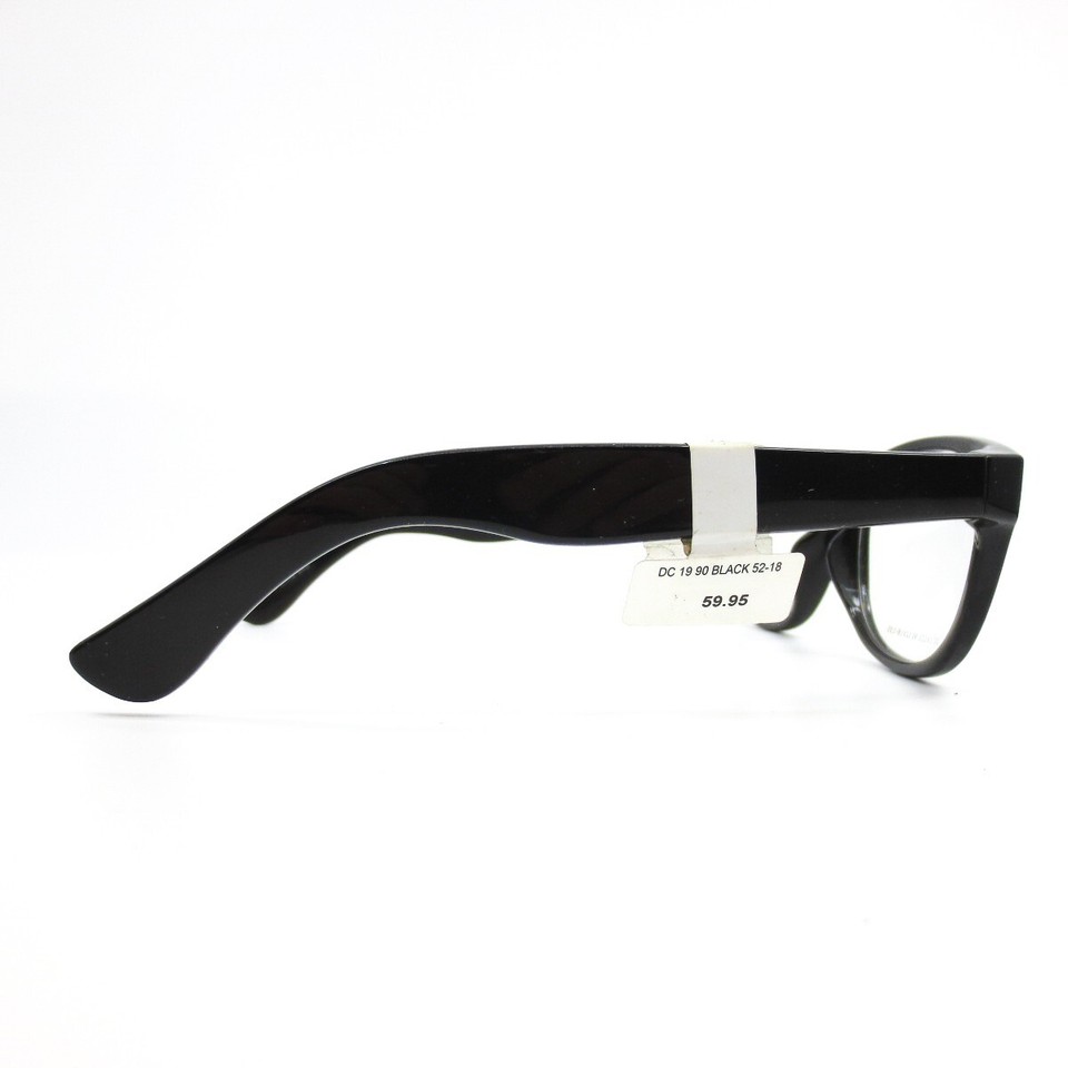 City Eyewear DC 19 COL 90 Eyeglasses Frames Black Square Full Rim 52-18 ...