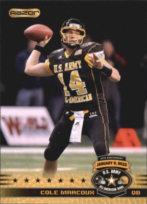 2010 Razor Army All-American Bowl #98 Cole Marcoux | eBay