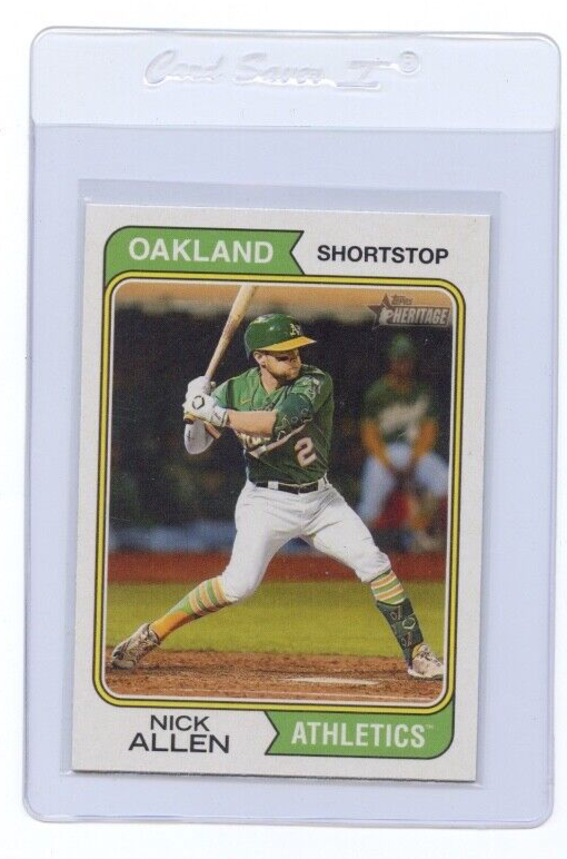2023 Topps Heritage Short Print Nick Allen Oakland Athletics #414 | eBay