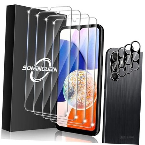 4+4 Pack for Samsung Galaxy A13 4G A13 5G Screen Protector & Phone ...