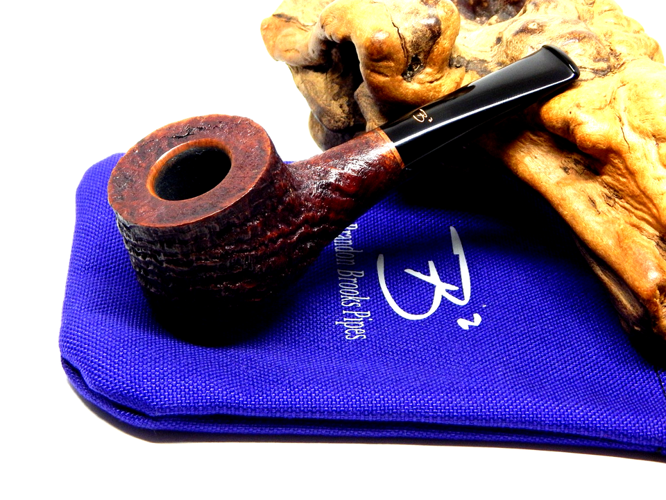 BRANDON BROOKS UNSMOKED "CASTELLO 55" RING GRAIN BLAST POT 16044 ESTATE ...