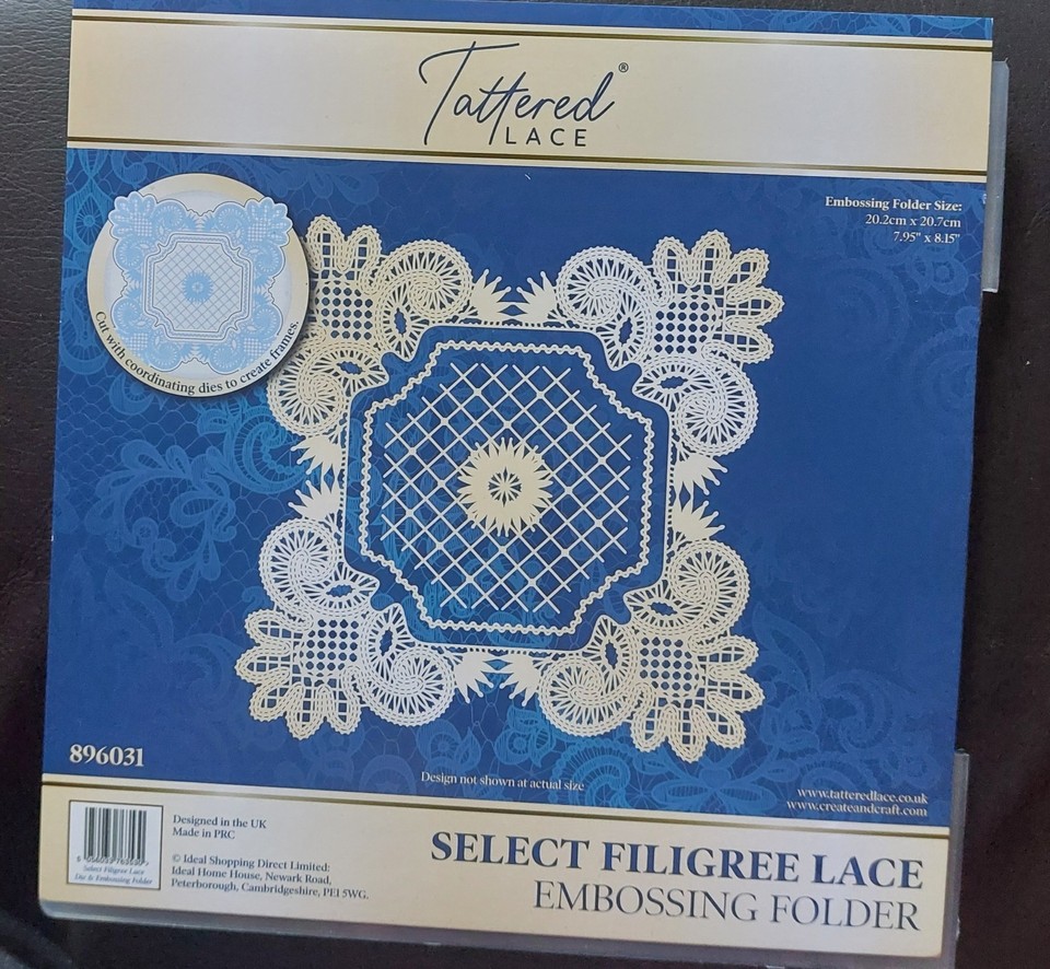 Tattered Lace Select Filigree Lace Dies and Embossing Bundles | eBay UK