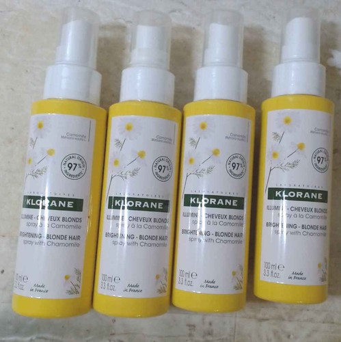 NEW Lot of 4 Klorane Brightening Spray with Chamomile, 3.3 fl. oz. $118 ...