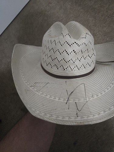 Cowboy Hat Autographed By Thomas Rhett, Laine Hardy, Kip Moore | eBay