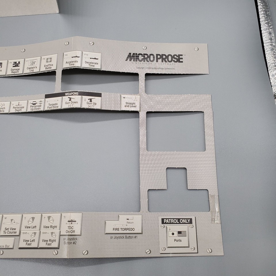 Silent Service II 2 Big Box PC Game - MicroProse- 3.5" Floppy Disc ...