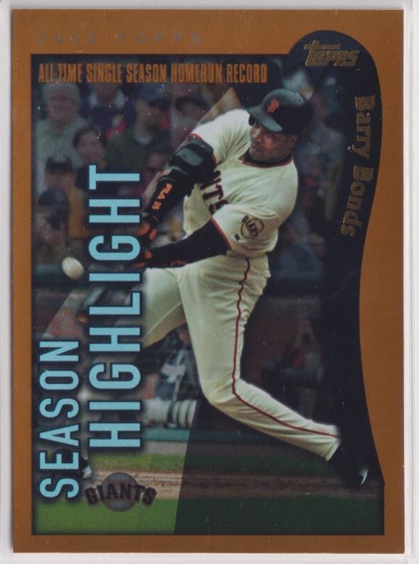 2002 Topps #336 Barry Bonds HL | eBay