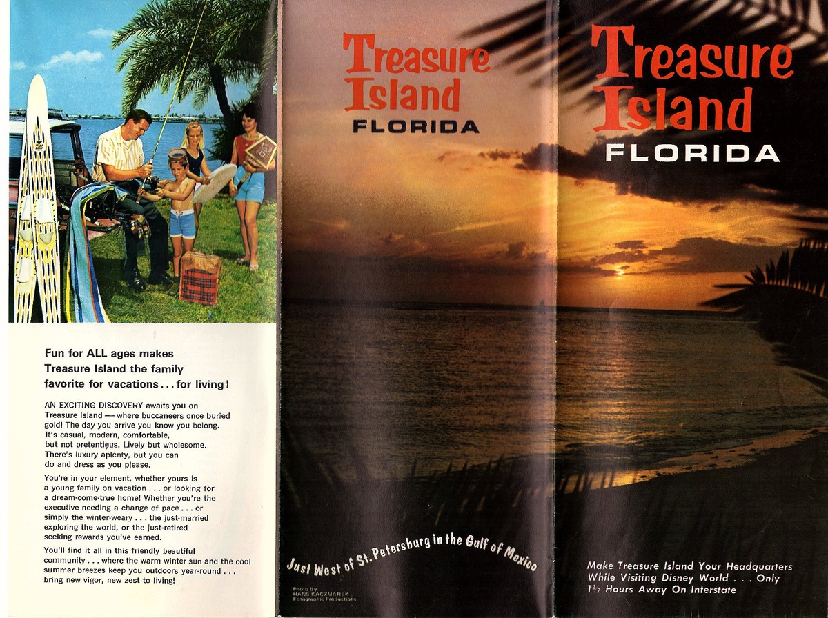 Map Of Treasure Island Fl Vintage Treasure Island Map : R/florida