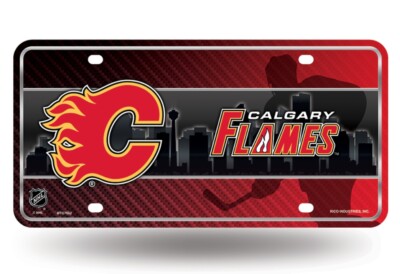 Calgary Flames Logo NHL 12x6 Metal License Plate Auto Tag | eBay