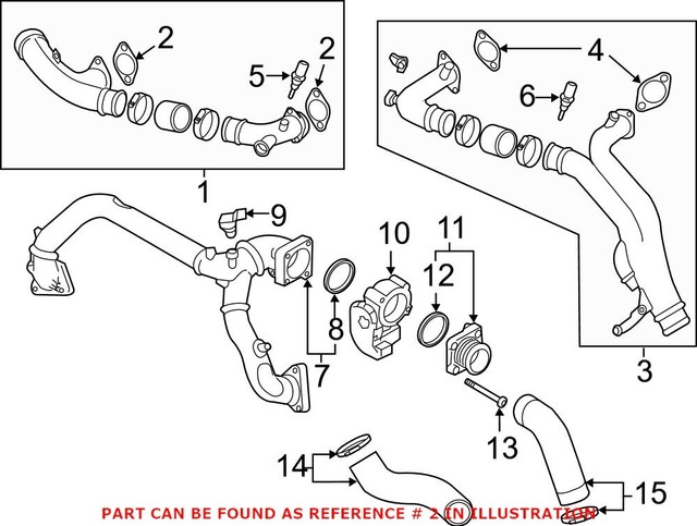 Genuine Audi Intake Pipe Gasket 06M-133-026-F for sale online | eBay
