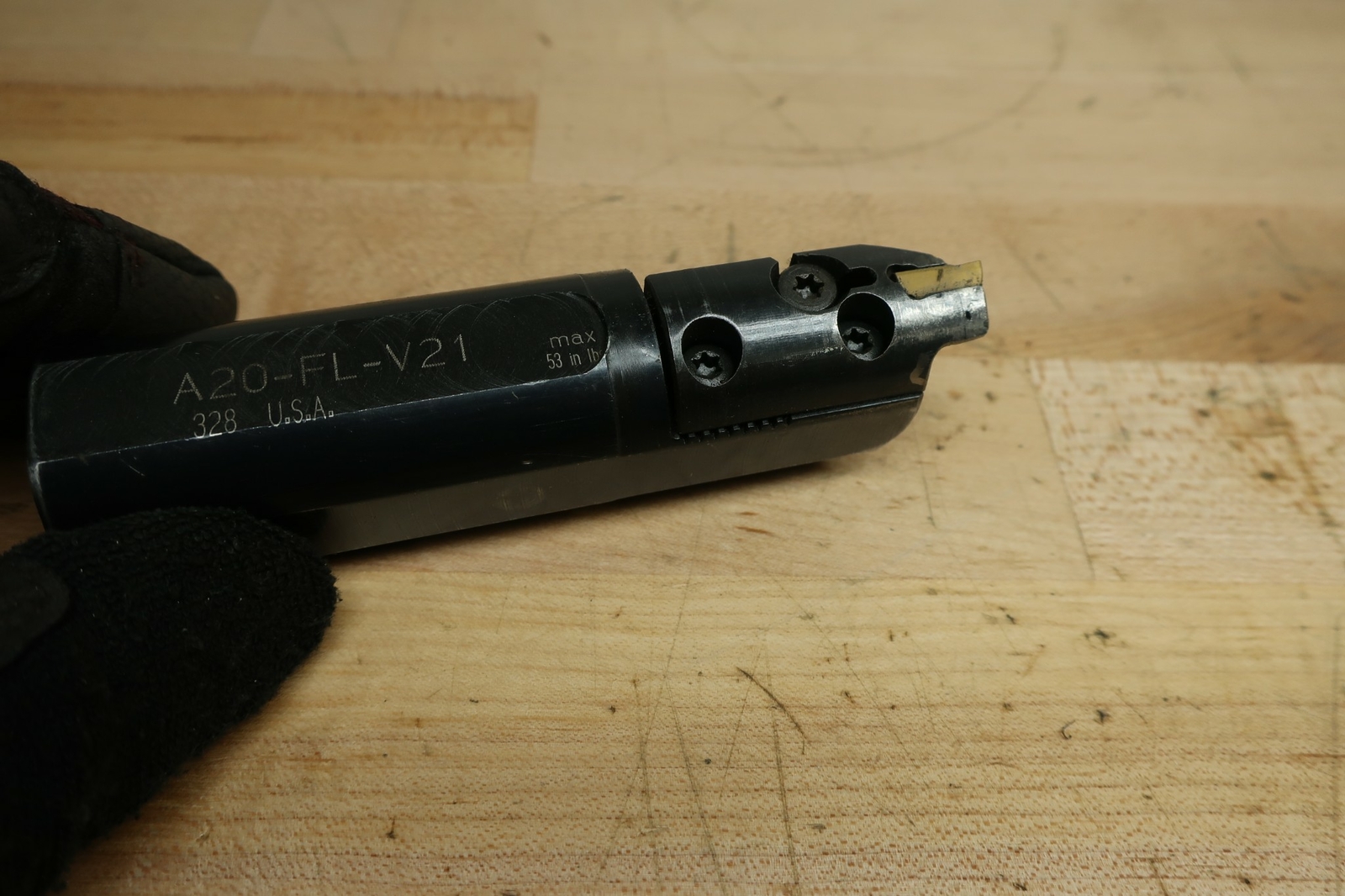 SECO 1.25" Modular Boring Bar A20-FL-V21 w/ V21-CHL1304 Blade | eBay