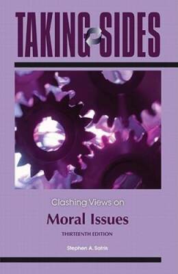 Taking Sides: Clashing Views on Moral Issues - Paperback - GOOD ...