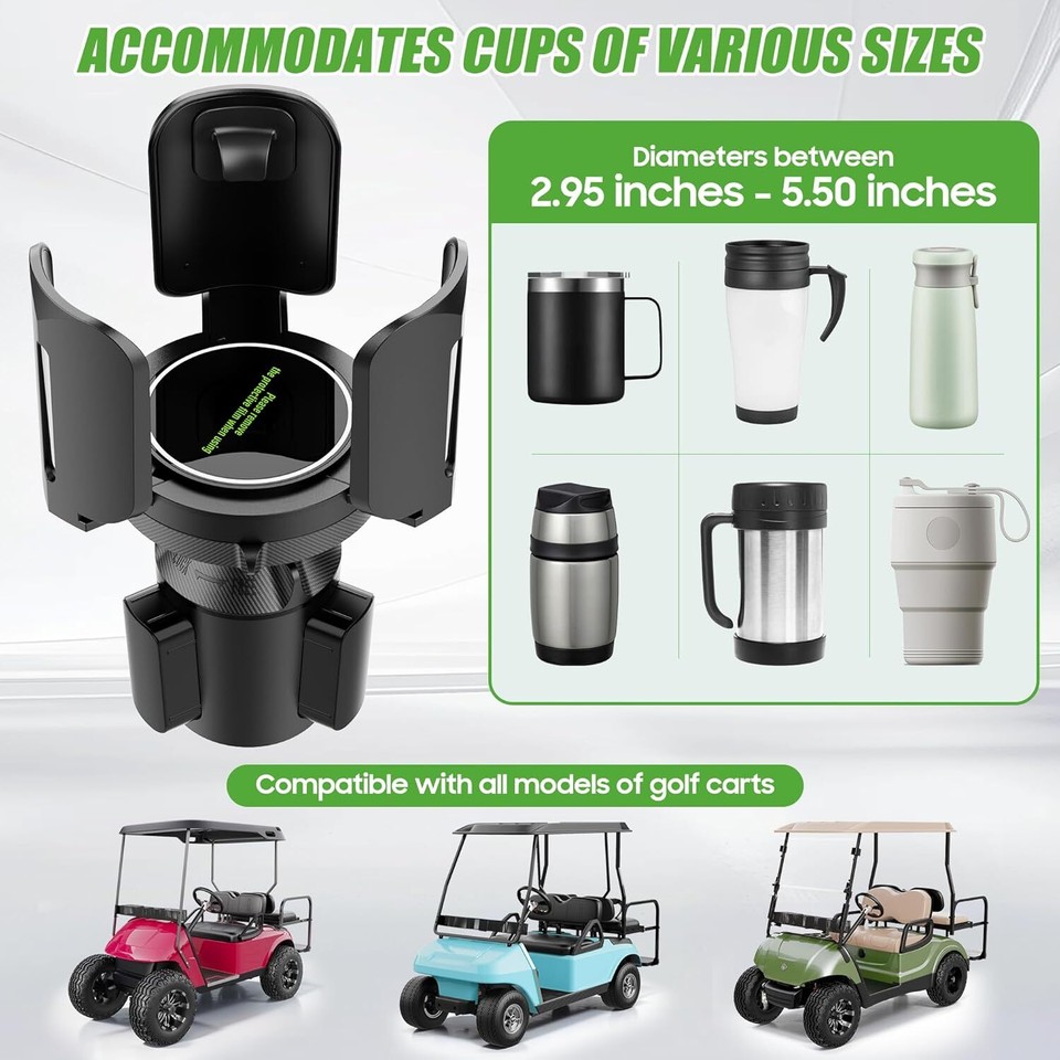 Universal Golf Cart Heater Propane Cup Holder,Adjustable Cup Holder for ...