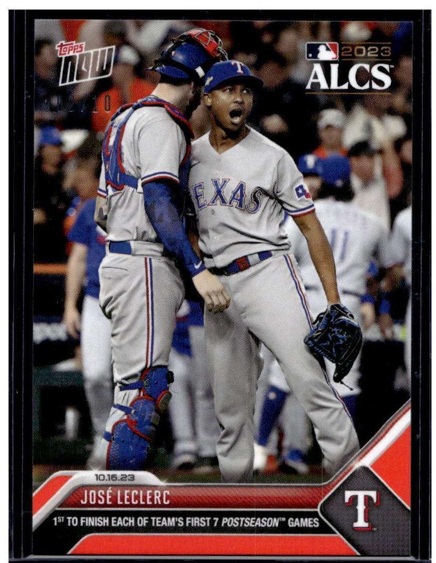 2023 Topps Now - ALCS Jose Leclerc #1006 Red /10 for sale online | eBay
