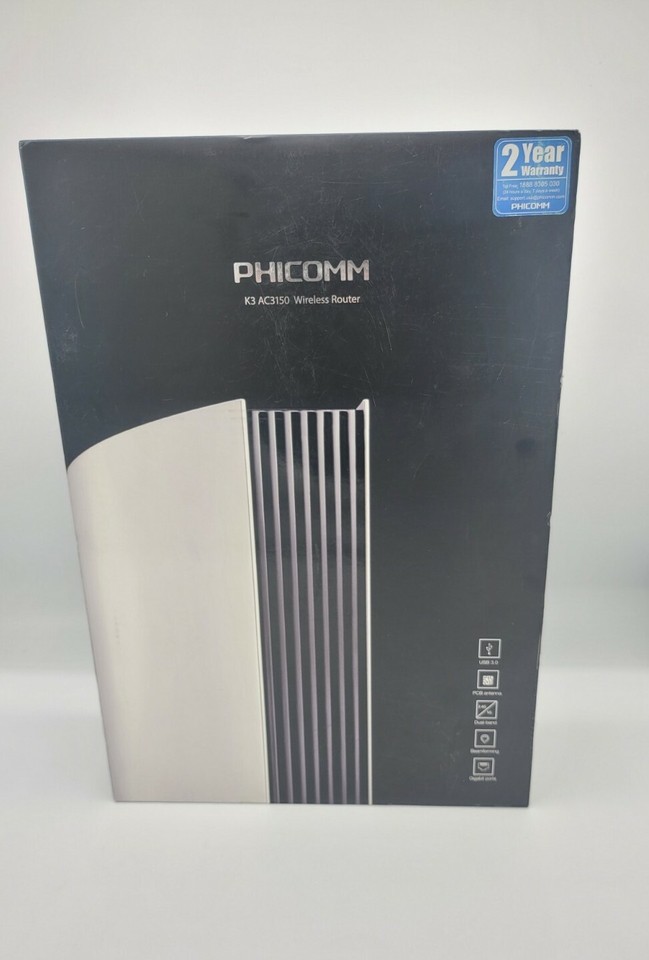 Phicomm K3 AC3150 Dual Band Gigabit WiFi Router (Space Silver) | eBay