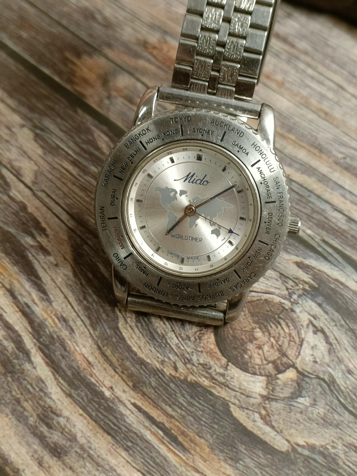 Vintage Mido Worldtimer 5200 Quartz Men Watch for sale online | eBay