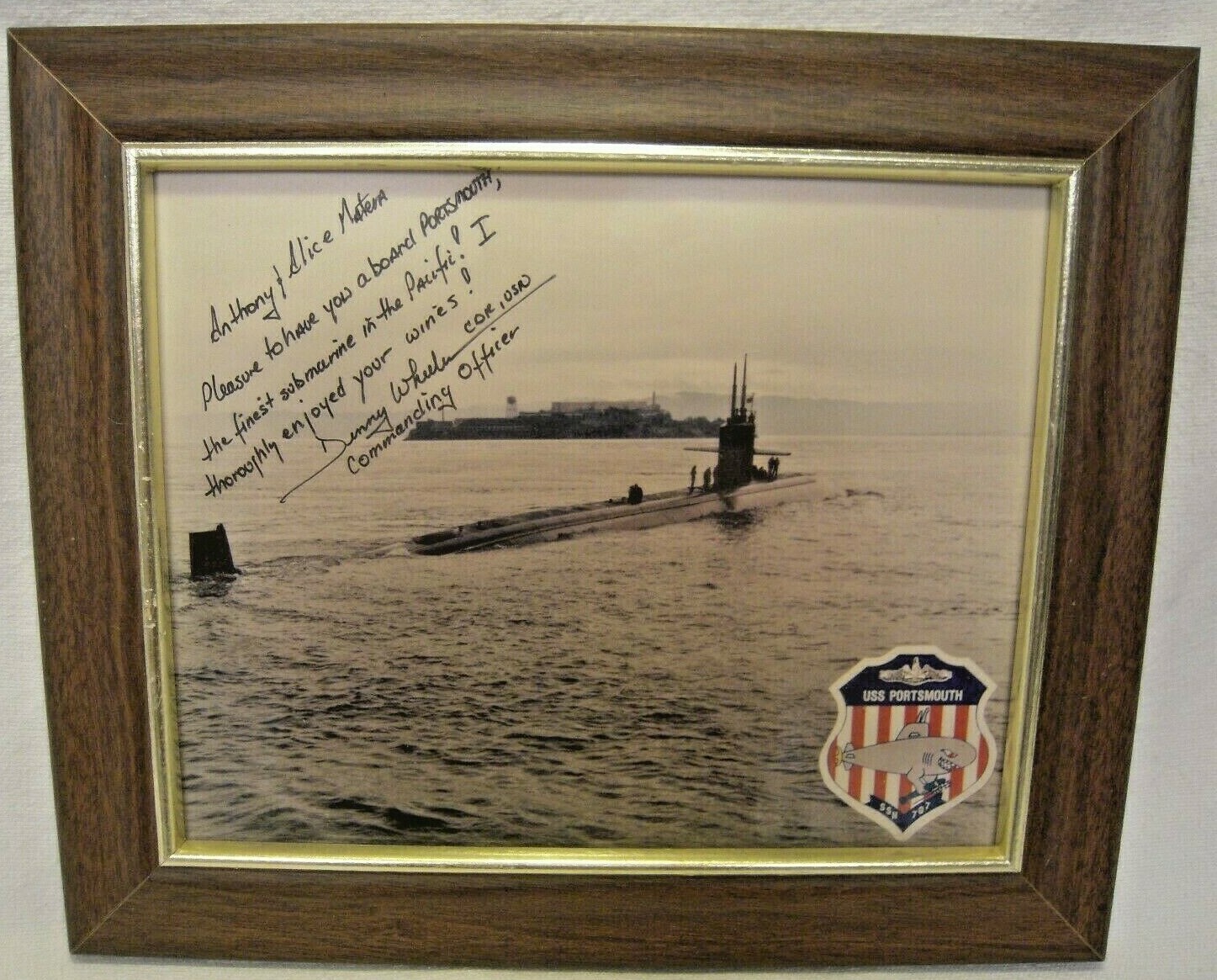 USS PORTSMOUTH SSN 707 Nuclear Attack Submarine USN Navy Photo Print C ...