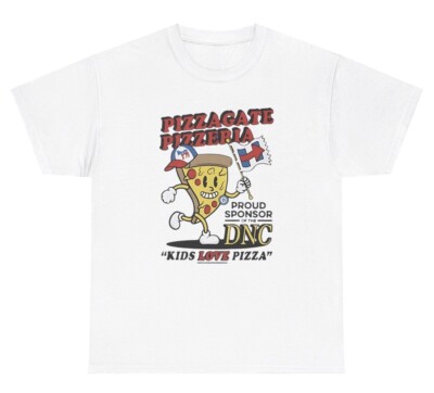 Pizzagate PT Shirt Funnyizzeria DNC Cartoon Political Humor Conspiracy ...