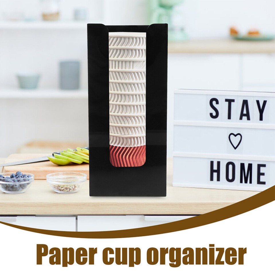 Paper Cup Holder Cup Storage Organizer Disposable Milk Tea Cup Holder ...