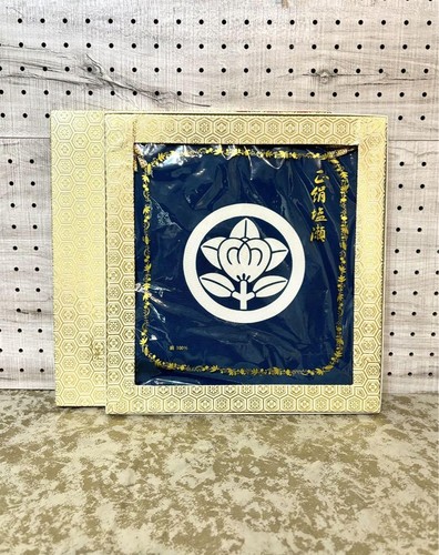 Japan Maru ni Mokko Silk Crepe de Chine Fukusa Family Crest Gift Wrap ...