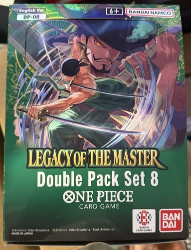 One Piece: Double Pack Set - Legacy of the Master [DP-08] 8 Packs In ...