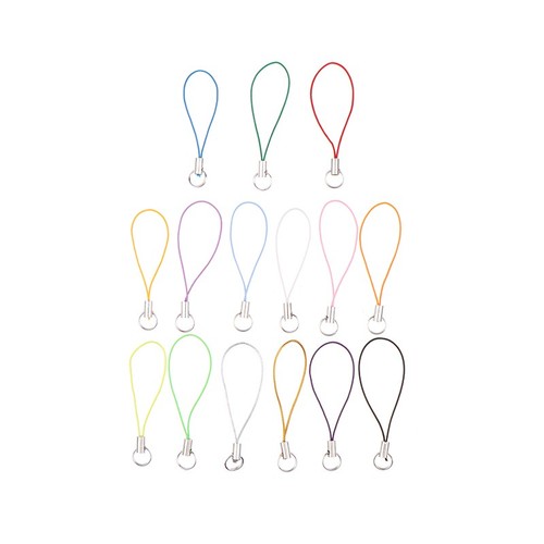 100Pcs Lanyard Lariat Strap Cords Lobster Clasp Rope Keychain Hooks ...