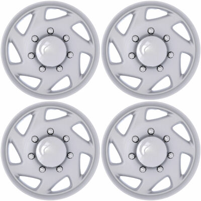 16" Hub Caps Fits FORD TRUCK / ECONOLINE VAN XT609S Silver Wheel Covers ...